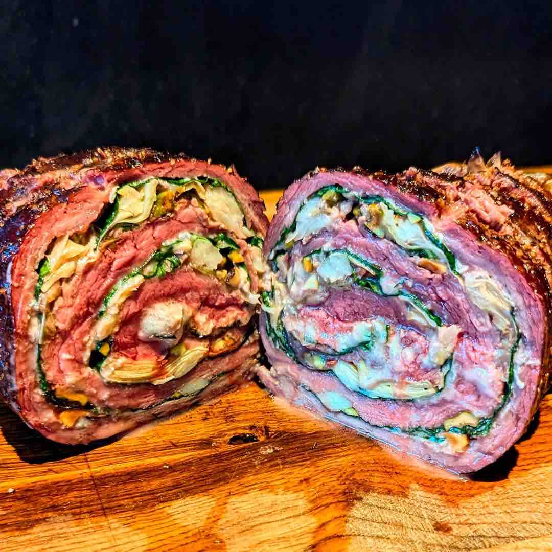 GrillHub | Gorgonzola Bavette Rollade